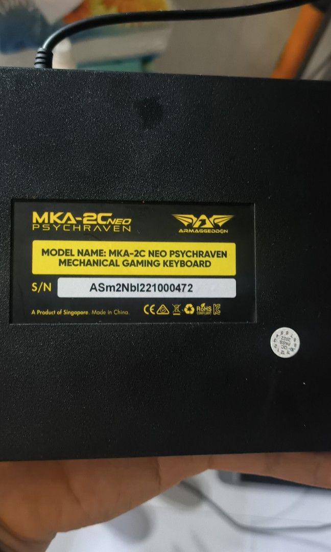 Armaggeddon MKA 2C neo psychraven, Computers & Tech, Parts ...