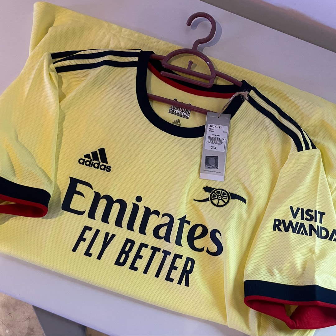 Arsenal 2021 2022 away adidas authentic original jersey XXL BNWT, Men's ...