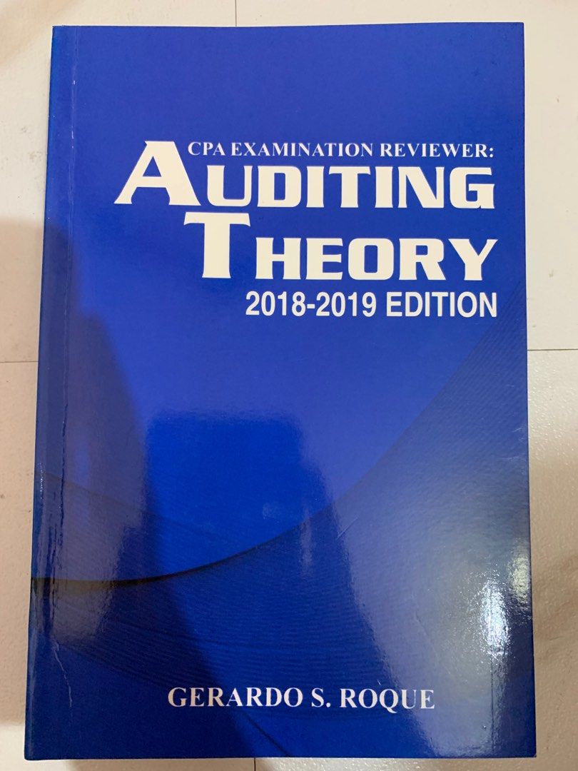 AUDITING THEORY - ROQUE, Hobbies & Toys, Books & Magazines, Textbooks ...