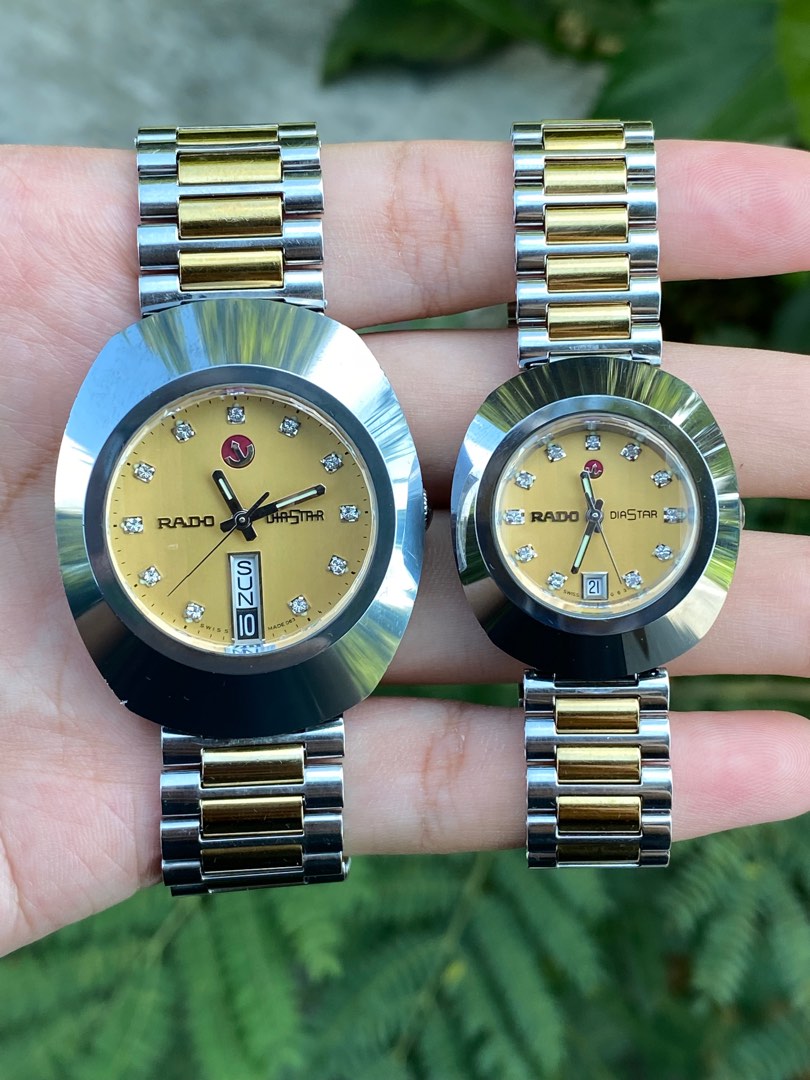 Authentic Rado Diastar Two-tone Couples Watch, Luxury, Watches on Carousell