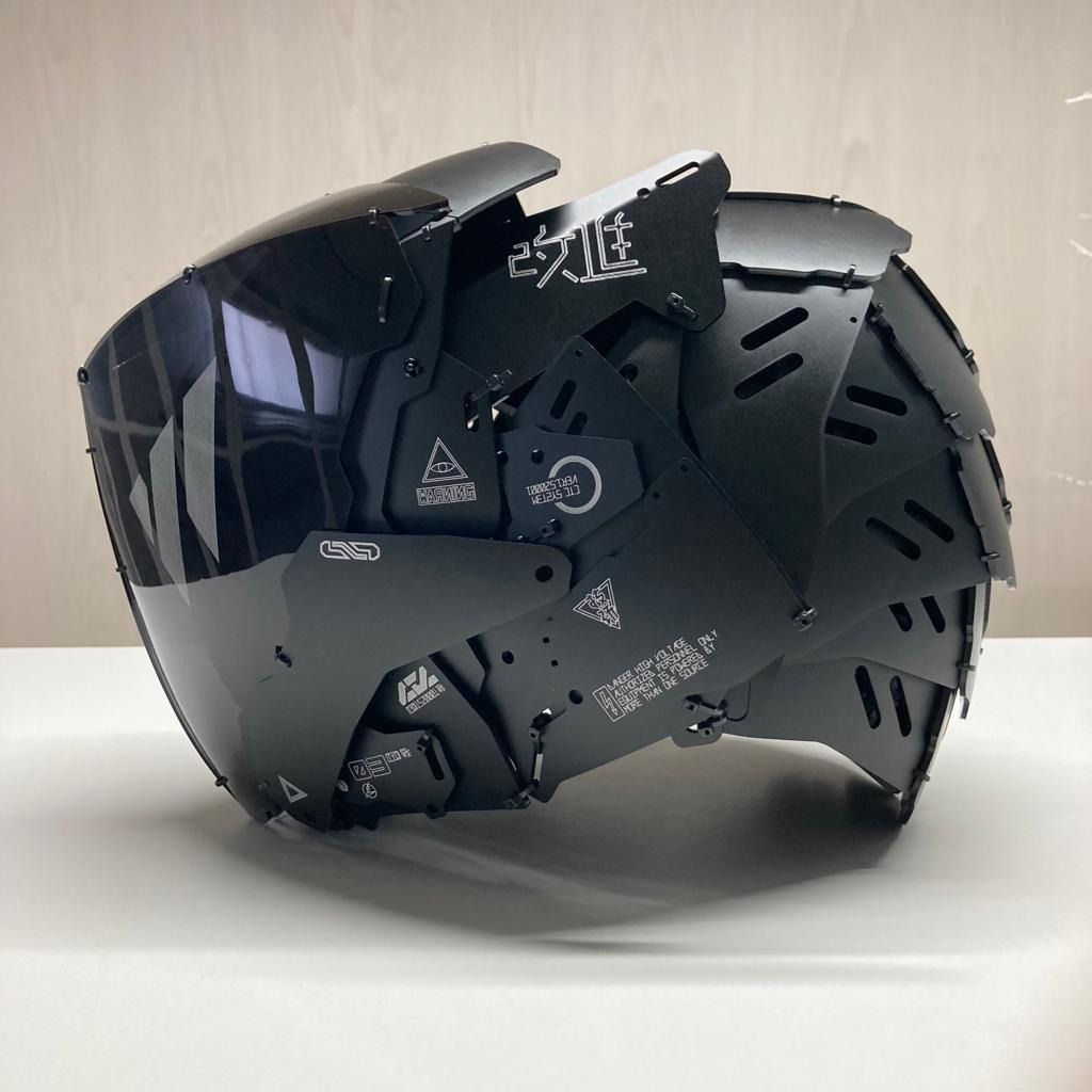 AVANT GARDE JAPAN CYBERPUNK CTCTYO BLACK LIMITED EDITION HELMET ...