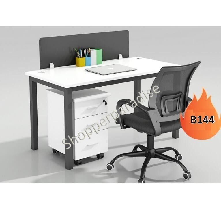 B144 Executive Workstation, with/without pedestal/cabinet Home Office Table,System Furniture ...