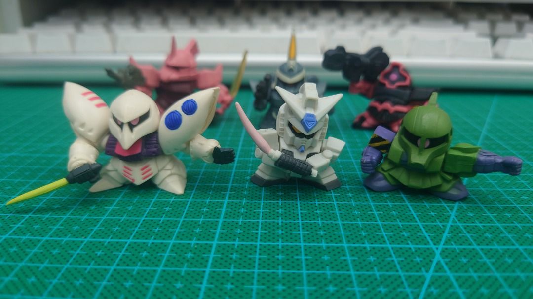 Bandai 機動戰士 SD GUNDAM SDFC COLLECTION GUNDAM 高達 吉翁軍 聯邦軍 自護 專用 扭蛋, 興趣及遊戲, 玩具 & 遊戲類 - Carousell