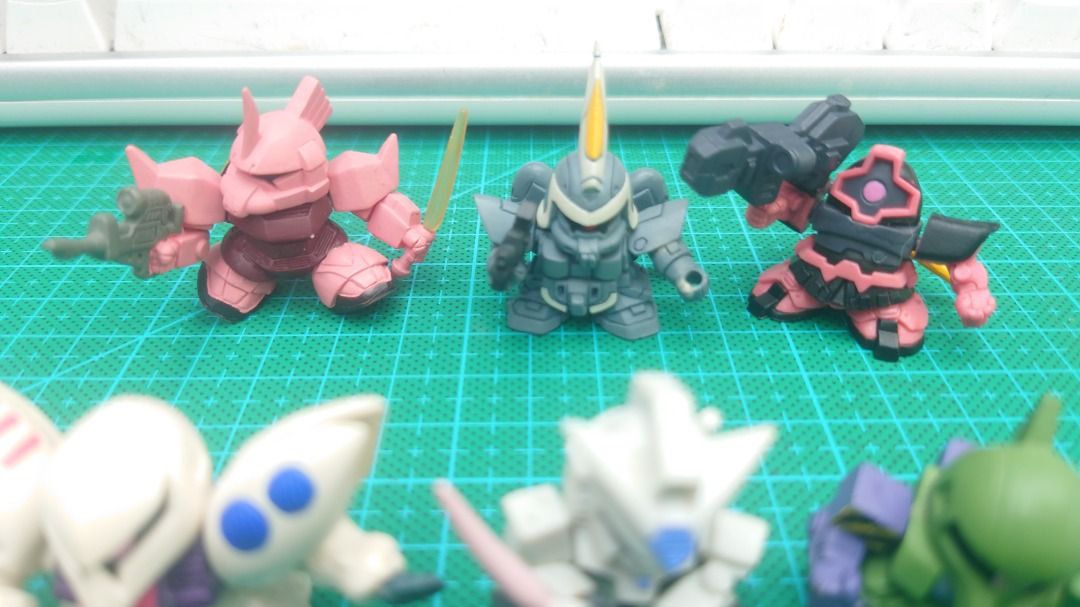 Bandai 機動戰士 SD GUNDAM SDFC COLLECTION GUNDAM 高達 吉翁軍 聯邦軍 自護 專用 扭蛋, 興趣及遊戲, 玩具 & 遊戲類 - Carousell