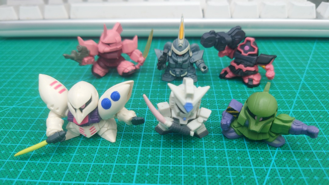 Bandai 機動戰士 SD GUNDAM SDFC COLLECTION GUNDAM 高達 吉翁軍 聯邦軍 自護 專用 扭蛋, 興趣及遊戲, 玩具 & 遊戲類 - Carousell