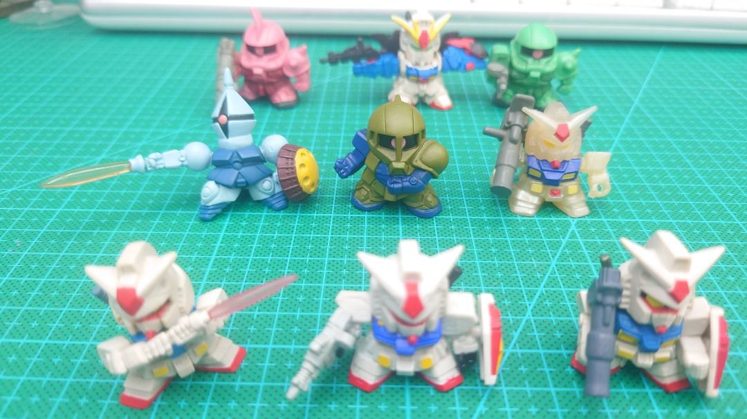 Bandai 機動戰士 SD GUNDAM SDFC COLLECTION GUNDAM 高達 吉翁軍 聯邦軍 自護 專用 扭蛋, 興趣及遊戲, 玩具 & 遊戲類 - Carousell