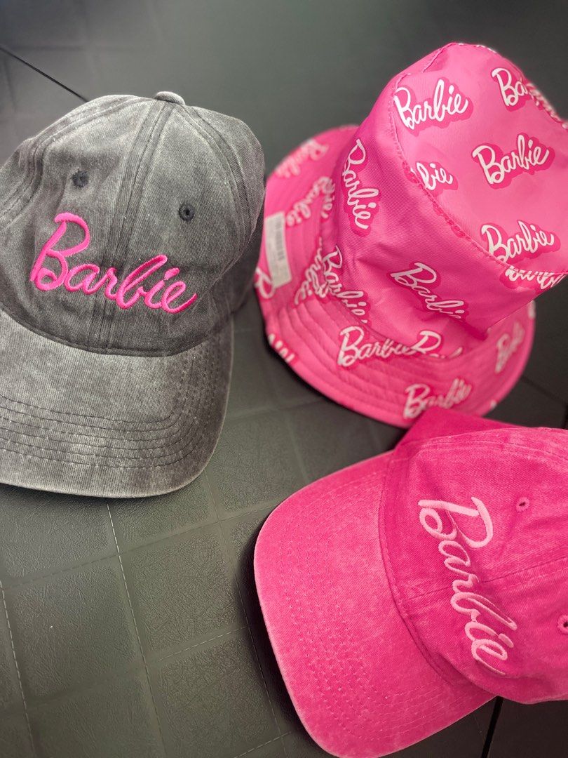 Barbie Cap, Women's Fashion, Watches & Accessories, Hats & Beanies on ...