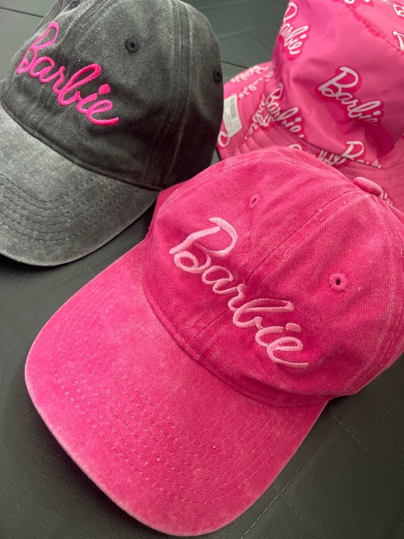 Barbie Cap, Women's Fashion, Watches & Accessories, Hats & Beanies on ...
