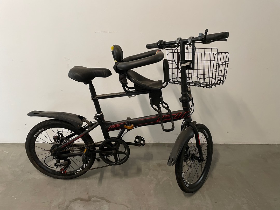 Camel Bike with baby seat, Sports Equipment, Bicycles & Parts, Bicycles ...