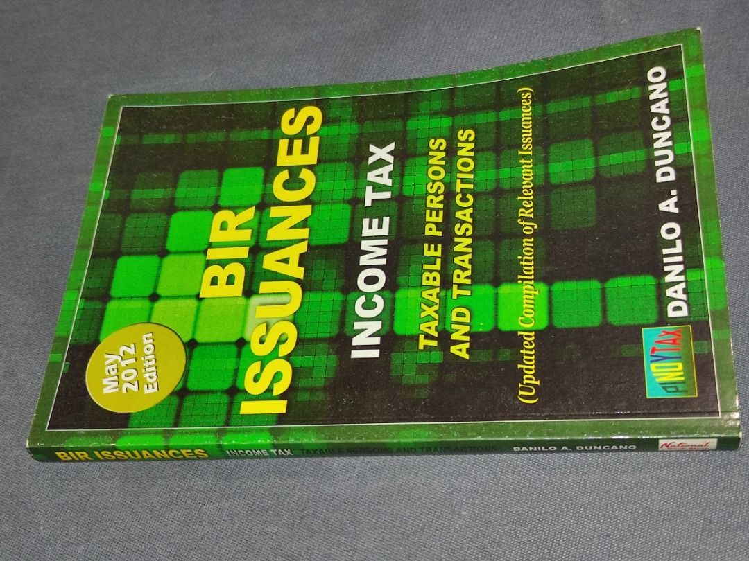 BIR Issuance Income Tax, Hobbies & Toys, Books & Magazines, Fiction ...