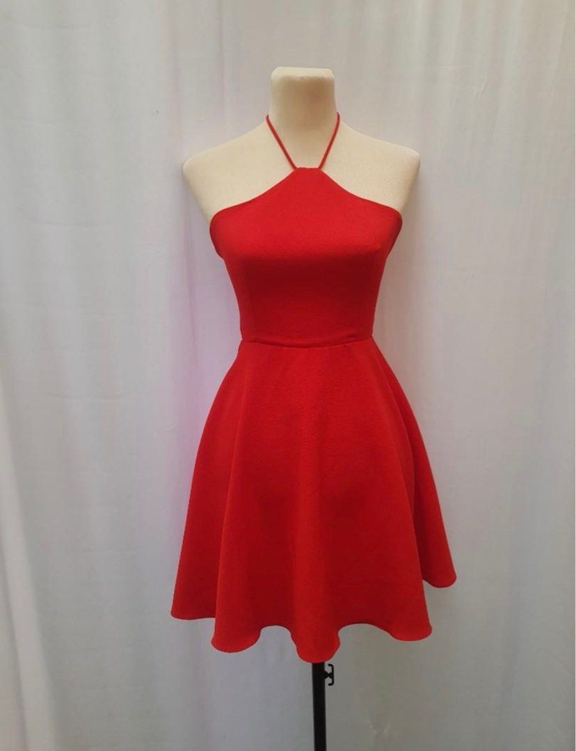 Black code red dress, Women's Fashion, Dresses & Sets, Dresses on Carousell