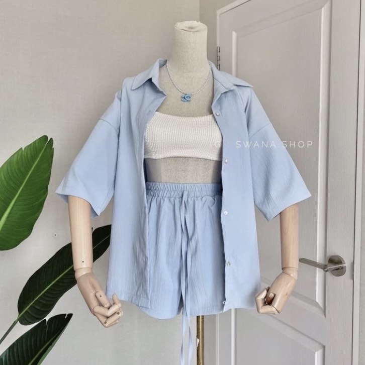 Blue Coordinates, Women's Fashion, Dresses & Sets, Sets or Coordinates ...