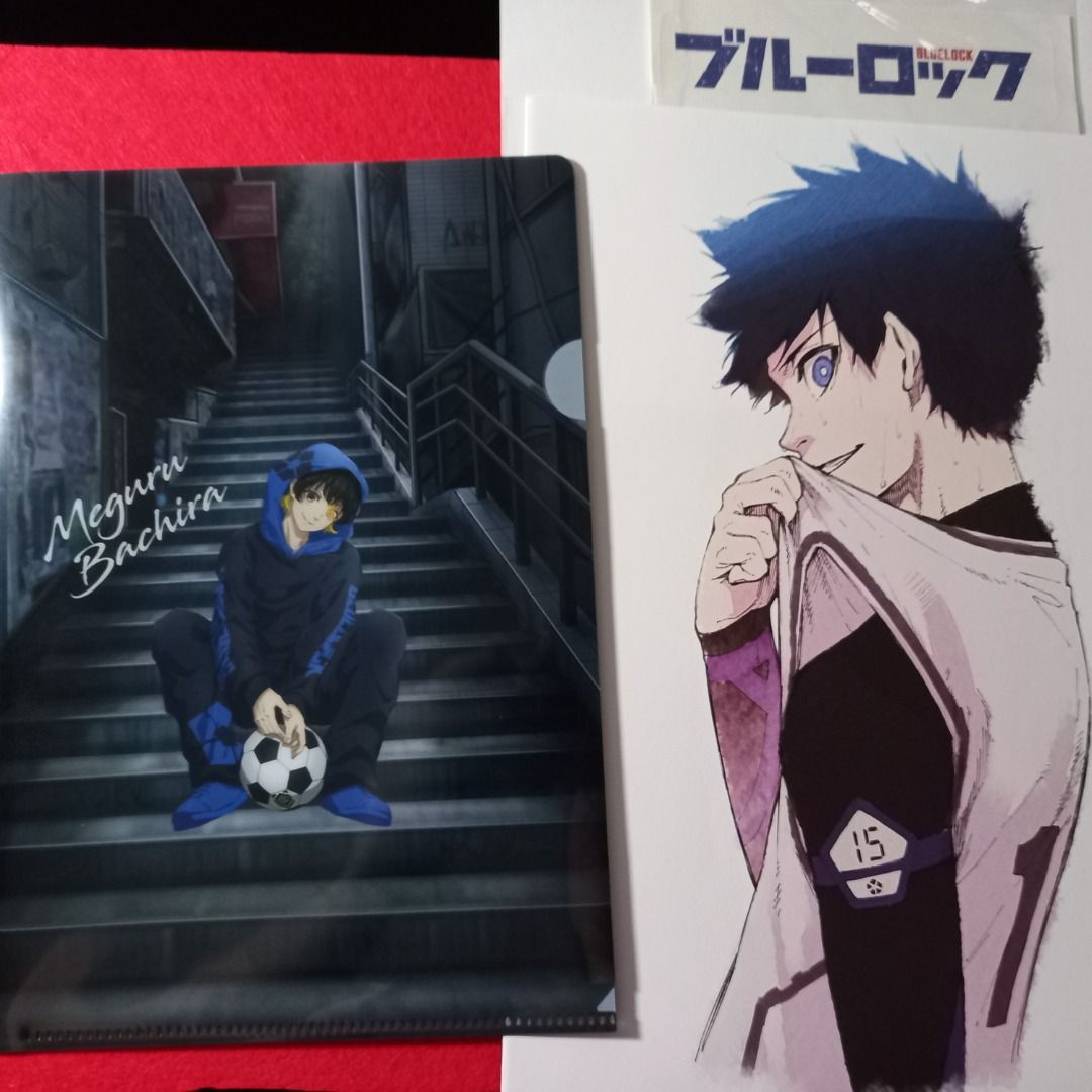 Blue lock isagi, bachira exclusive sticker illustration, clear file ...