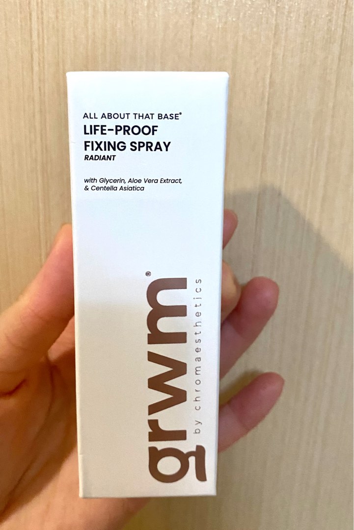 Brand New! GRWM Fixing Spray RADIANT in 30ml, Beauty & Personal Care ...