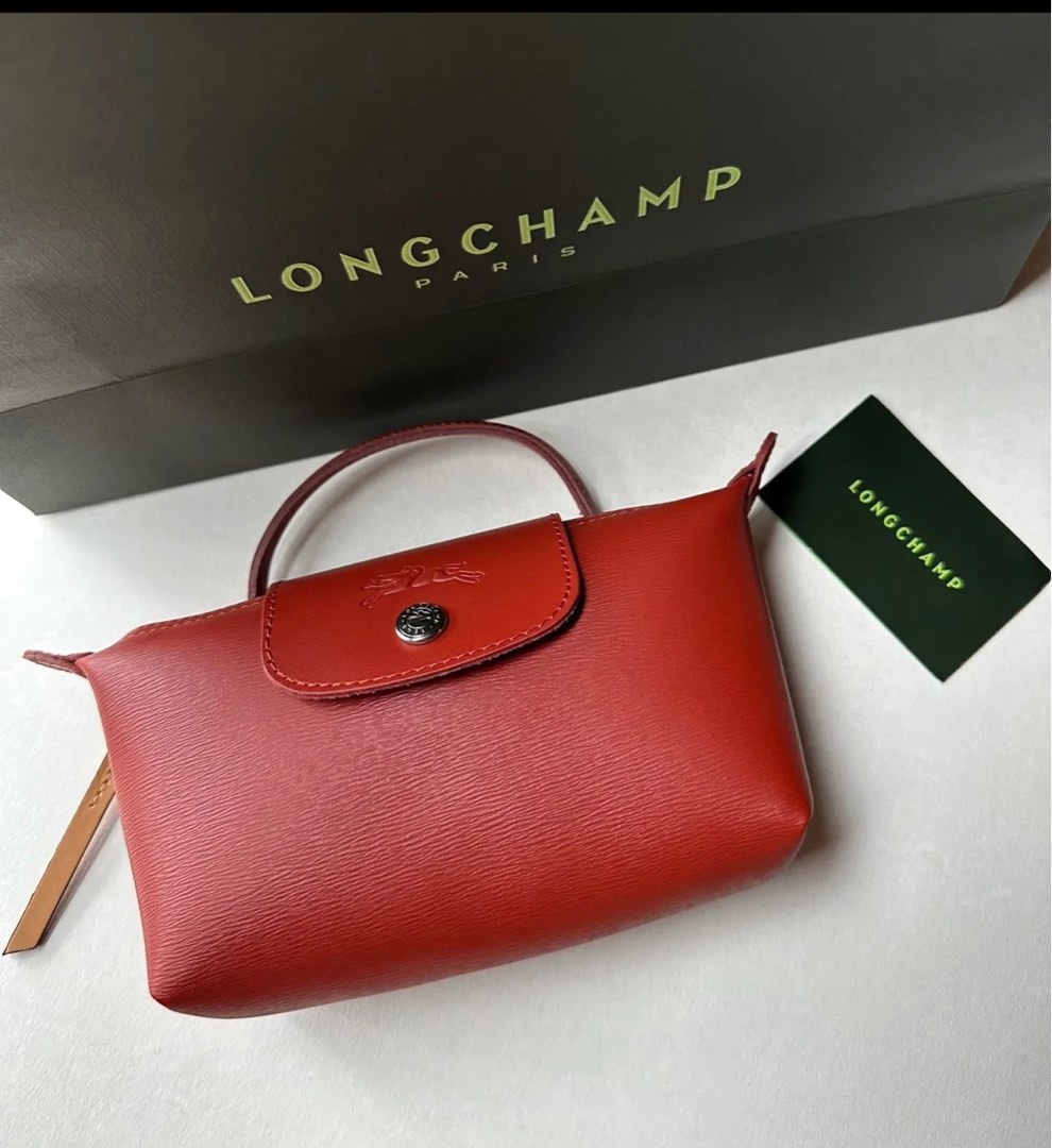 Brand New Long champ Lepliage city pouch with handle, Luxury, Bags ...