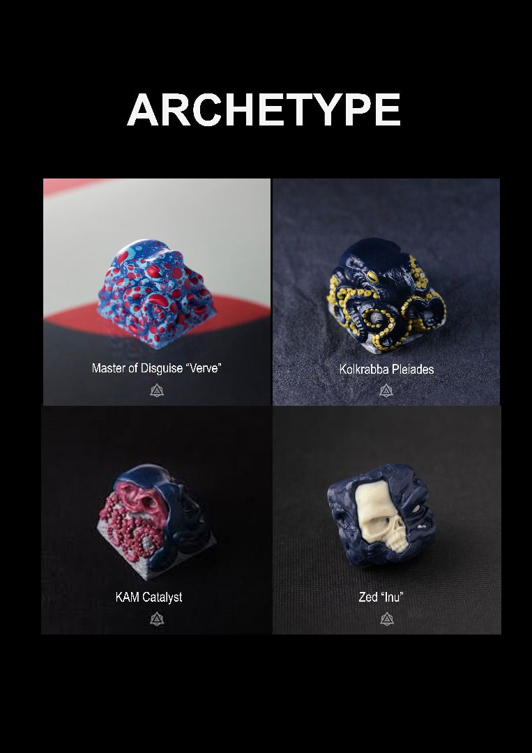 Brand New Unused Keyboard Artisan Keycaps (Alphakeycaps, Jelly Caps ...