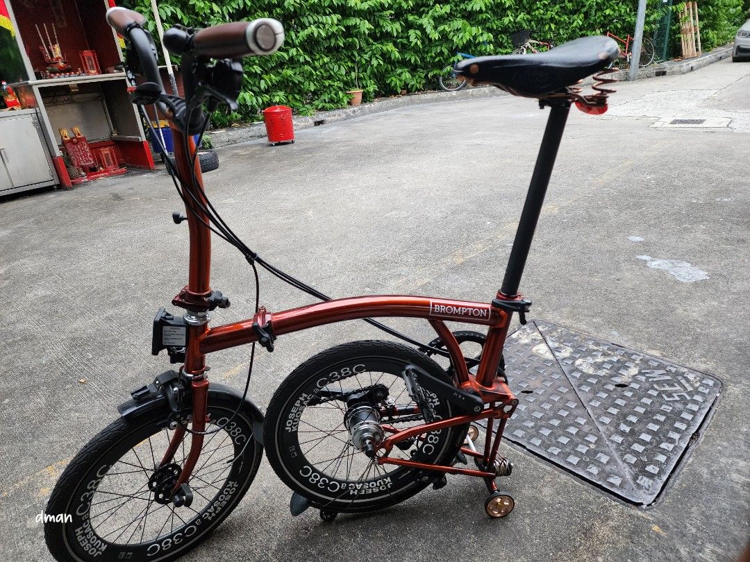 Brompton M6 Flame Lacquer 6 speed, Sports Equipment, Bicycles & Parts ...