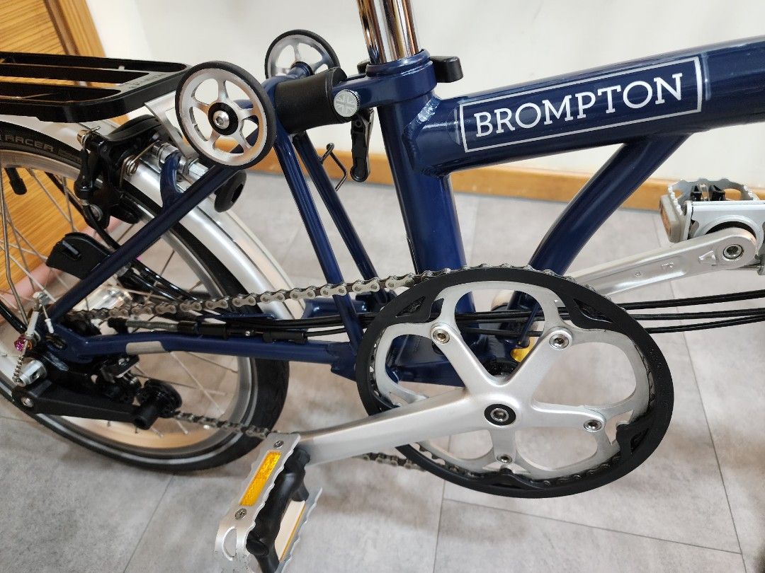 Brompton M6L color Tempest Blue, Sports Equipment, Bicycles & Parts ...