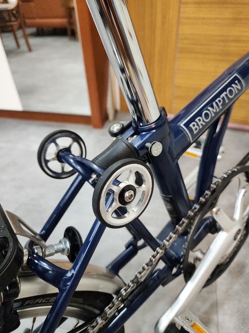 Brompton M6L color Tempest Blue, Sports Equipment, Bicycles & Parts ...