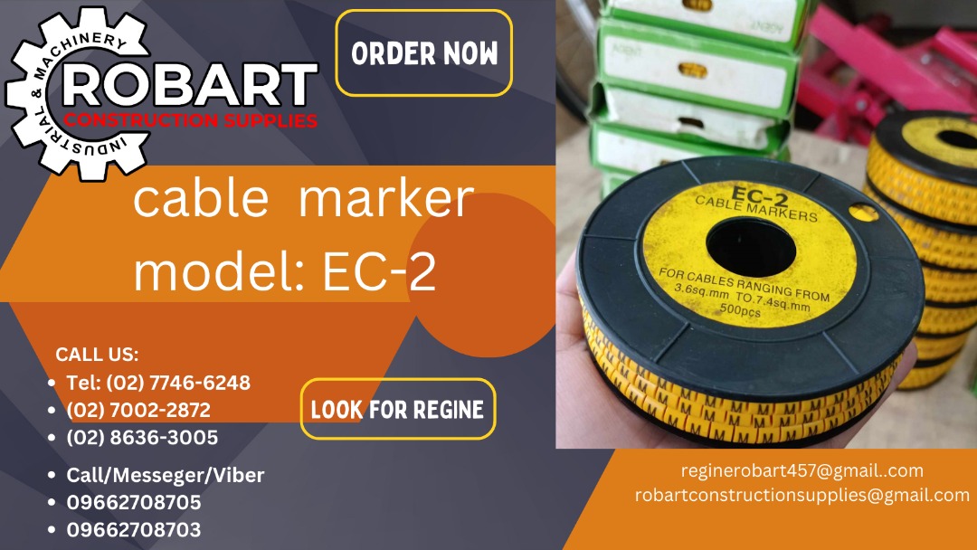 cable marker model: EC-2, Commercial & Industrial, Construction Tools & Equipment on Carousell