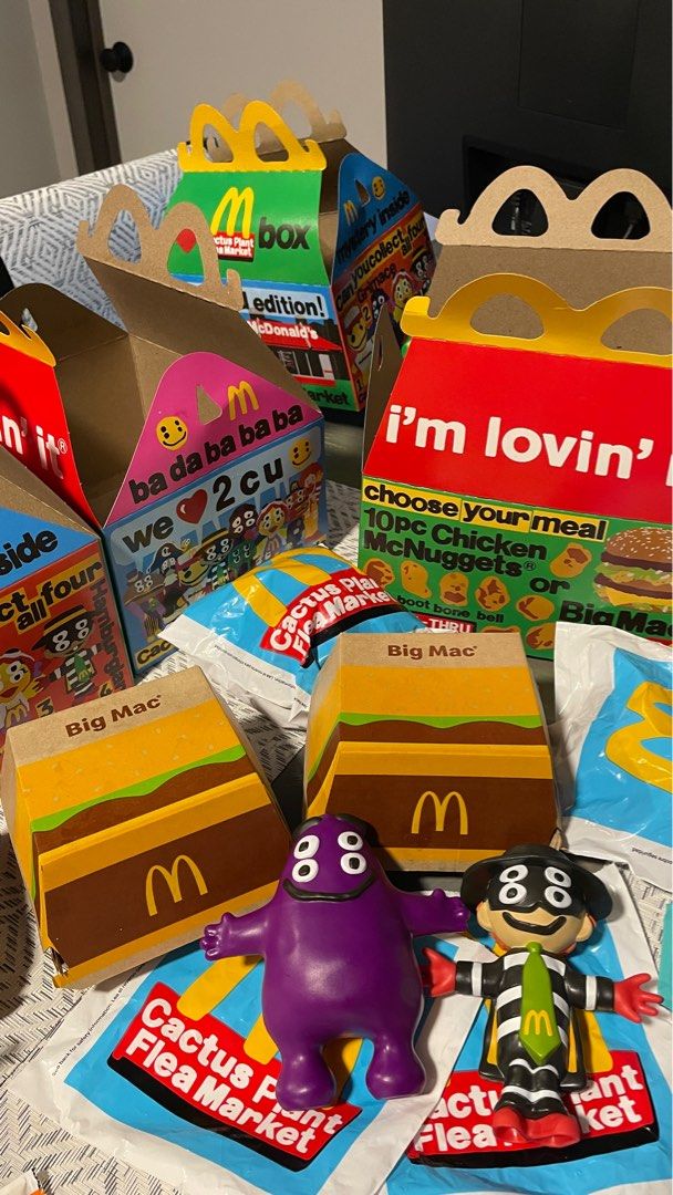 Cactus Plant Flea Market x McDonald's Cactus Buddy Figure, Hobbies ...