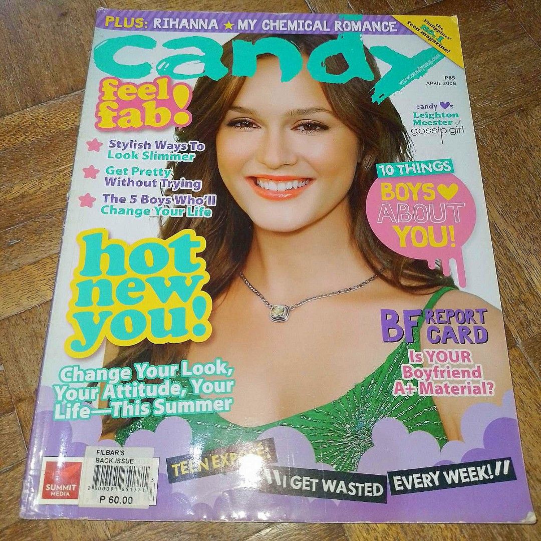 Candy Magazine April 2006 Leighton Meester, Hobbies & Toys, Books ...