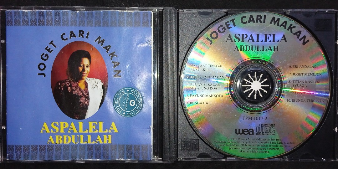 Cd Aspalela Abdullah (Joget Cari Makan), Hobbies & Toys, Music & Media ...