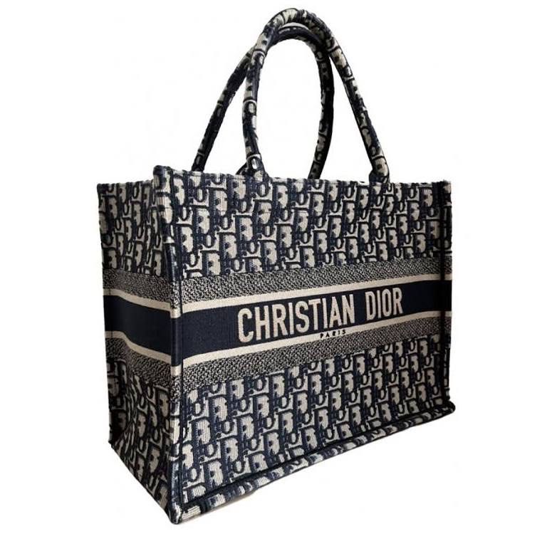 CD Book Tote Medium, Women's Fashion, Bags & Wallets, Tote Bags on ...