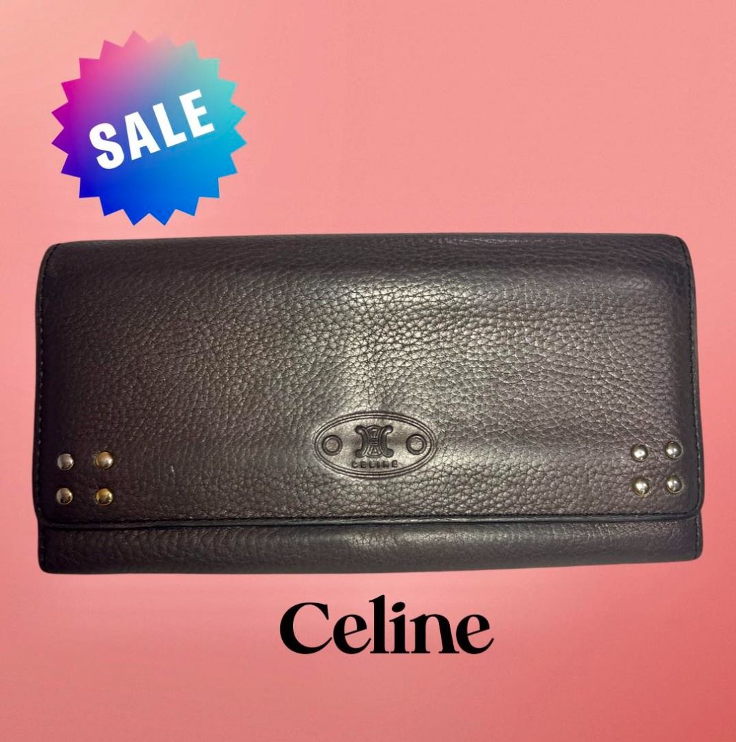 CELINE LONG WALLET VINTAGE, Luxury, Bags & Wallets on Carousell