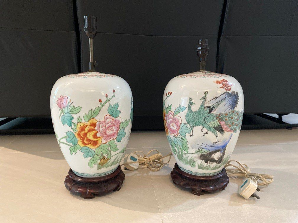 China/Porcelain Lamps, Hobbies & Toys, Memorabilia & Collectibles ...