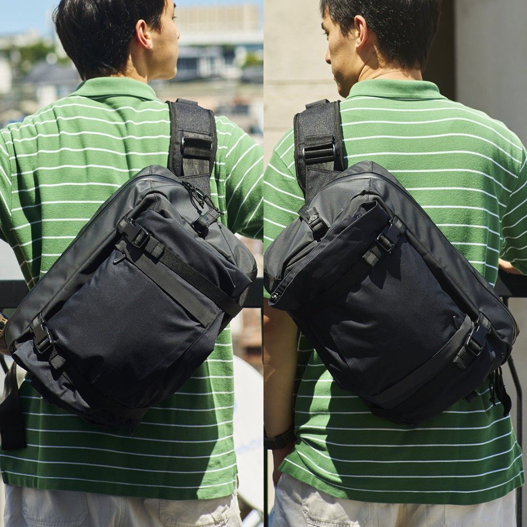 Chrome Industries Kadet Max Black Tarp 15L, Men's Fashion, Bags, Sling ...