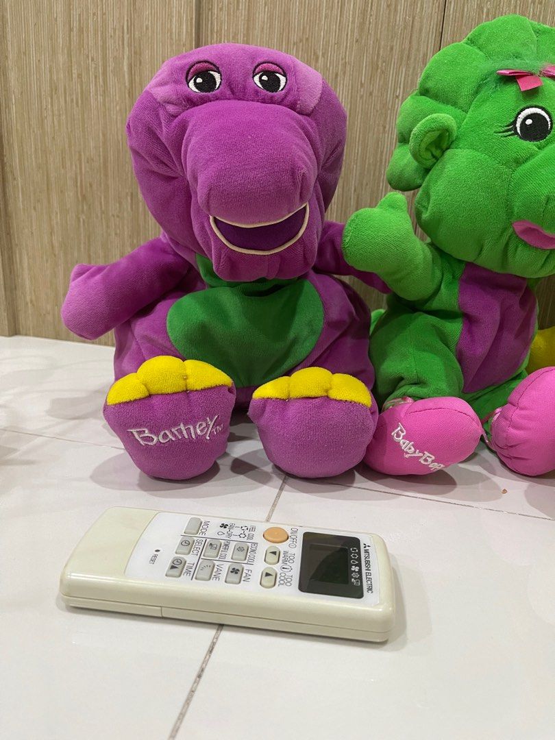Classic Barney BJ & Baby Bop, Hobbies & Toys, Toys & Games on Carousell