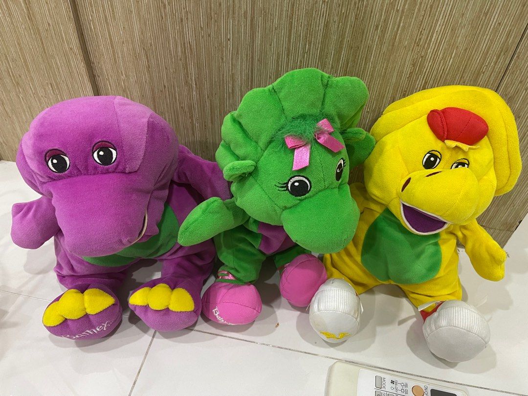 Classic Barney BJ & Baby Bop, Hobbies & Toys, Toys & Games on Carousell