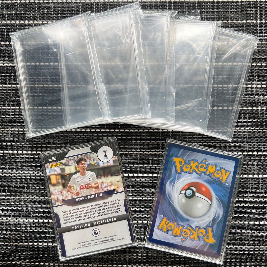 Clear Pokemon/Panini Card Shell/display holder, Hobbies & Toys, Toys ...