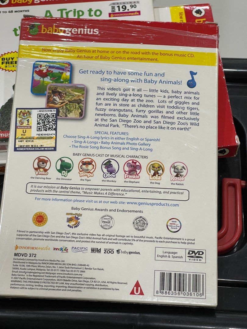 Clearance Baby Genius children education dvd, Hobbies & Toys, Music ...