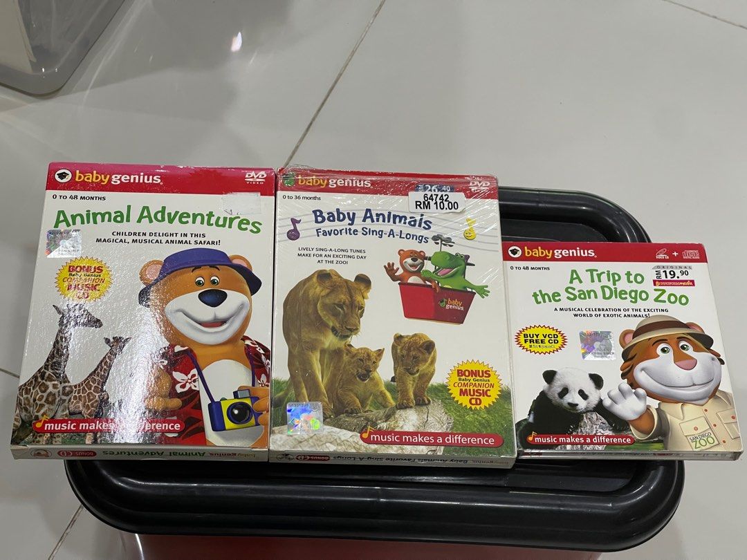 Clearance Baby Genius children education dvd, Hobbies & Toys, Music ...