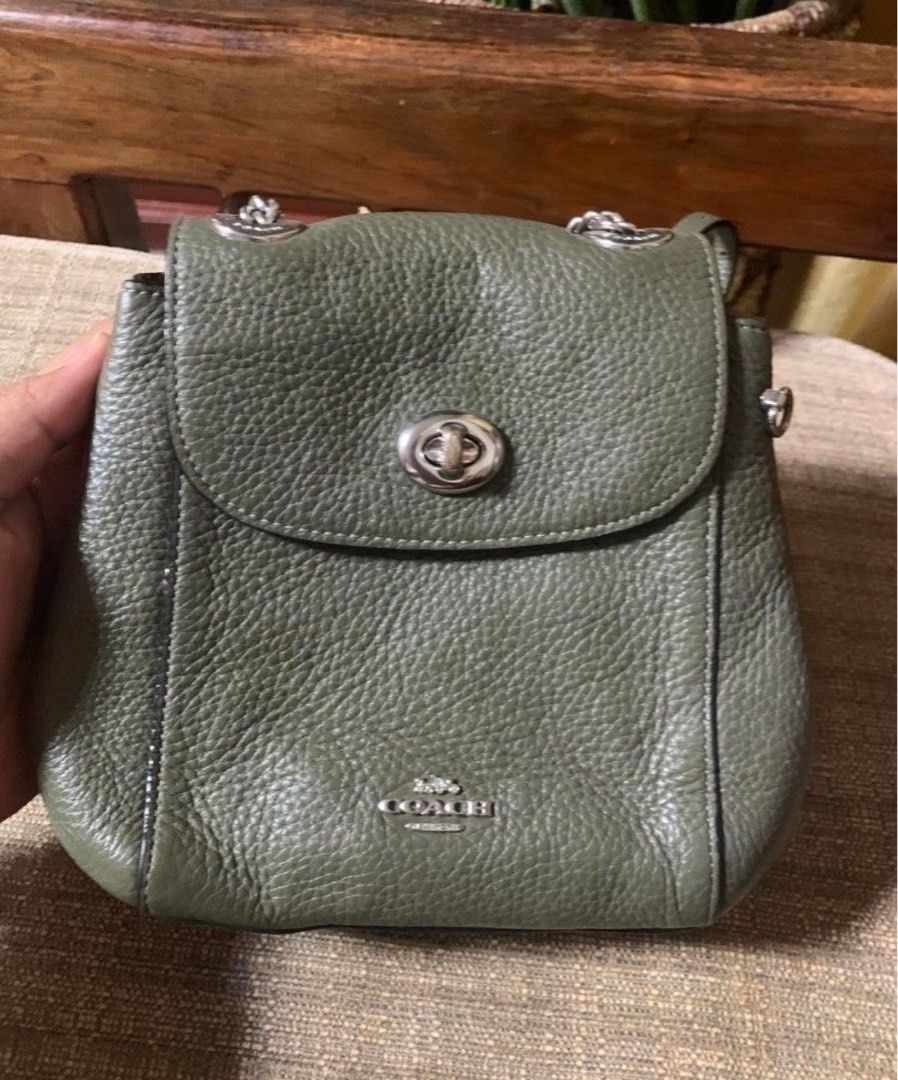 Coach Convertible Backpack Army Green, Luxury, Bags & Wallets on Carousell