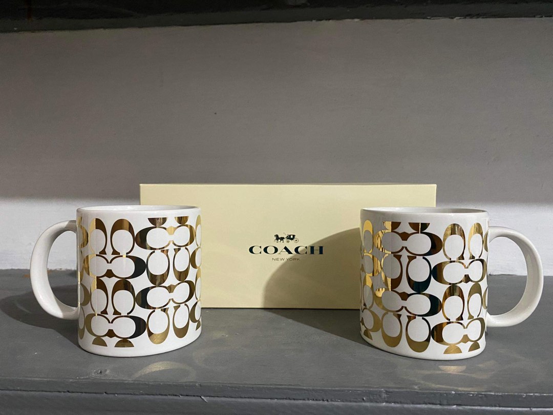 COACH MUG ALL SET, Furniture & Home Living, Kitchenware & Tableware ...
