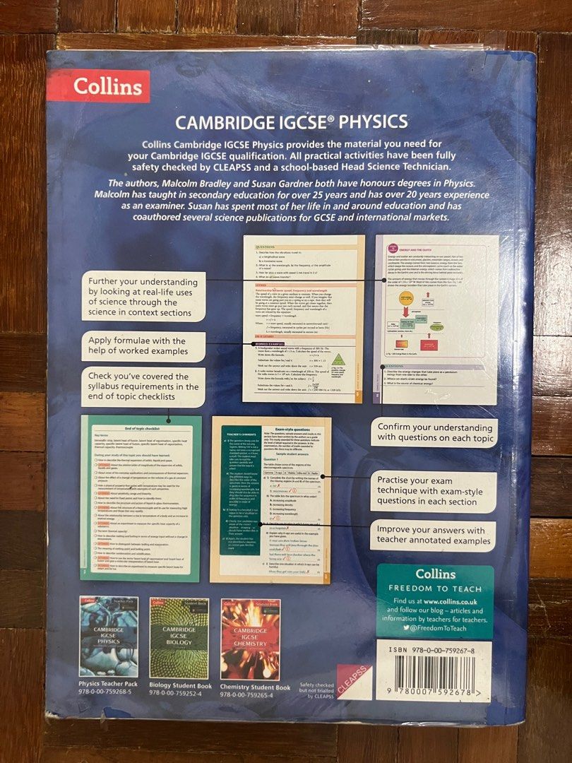 Collins IGCSE Physics, Hobbies & Toys, Books & Magazines, Textbooks on ...