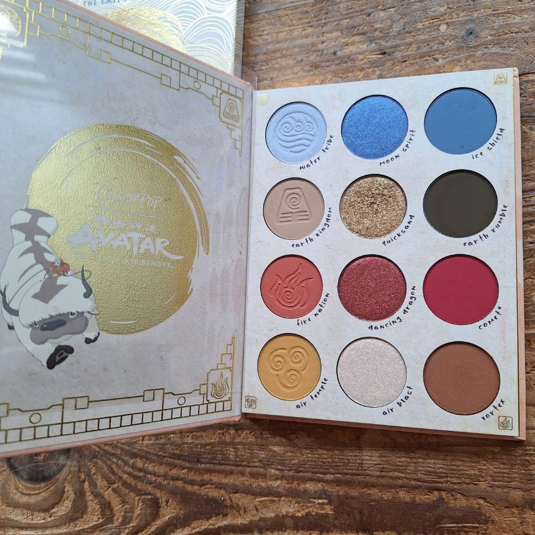 COLOURPOP avatar the last airbender pallette, Beauty & Personal Care ...
