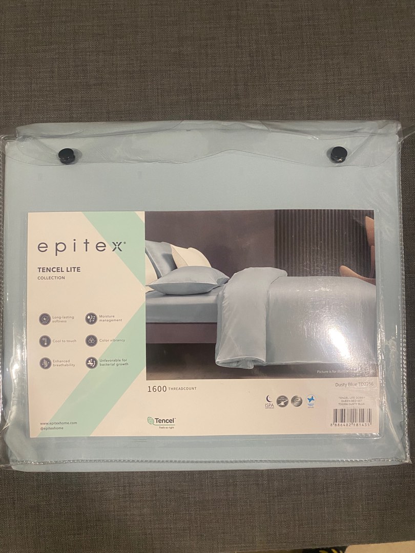 Complete bedding set: Epitex, Tencil Lite collection, Furniture & Home ...