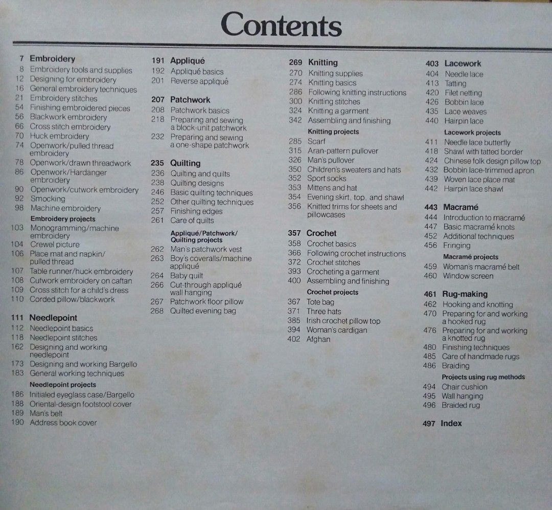 Complete Guide To Needlework(Reader's Digest), Hobbies & Toys, Books ... Complete Guide To Needlework(Reader's Digest), Hobbies & Toys, Books ...