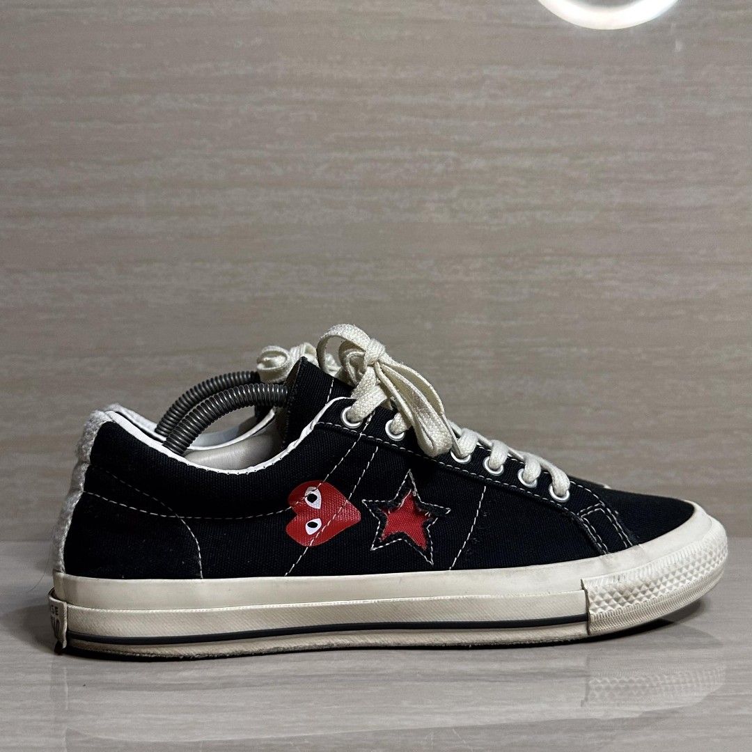 Converse One Star x CDG, Men's Fashion, Footwear, Sneakers on Carousell