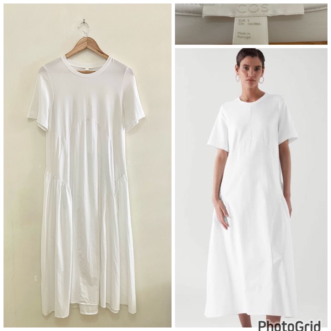 Cos white maxi dress, Women's Fashion, Dresses & Sets, Dresses on Carousell
