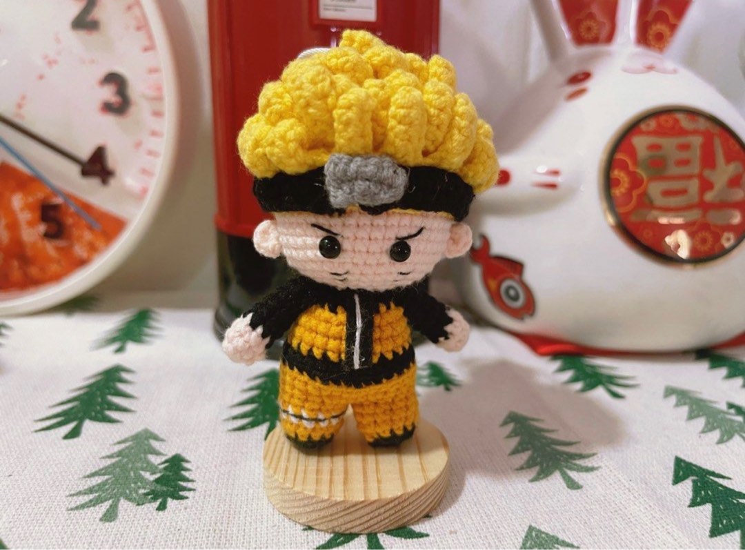 Crochet Naruto Keychain, Hobbies & Toys, Stationery & Craft, Handmade ...