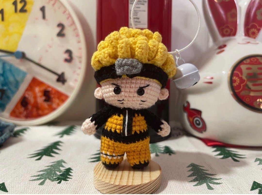 Crochet Naruto Keychain, Hobbies & Toys, Stationery & Craft, Handmade ...