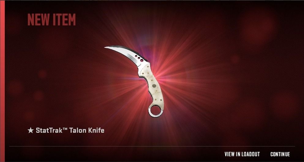 CS2 CSGO StatTrak Talon Knife (Vanilla / unpainted), Video Gaming ...