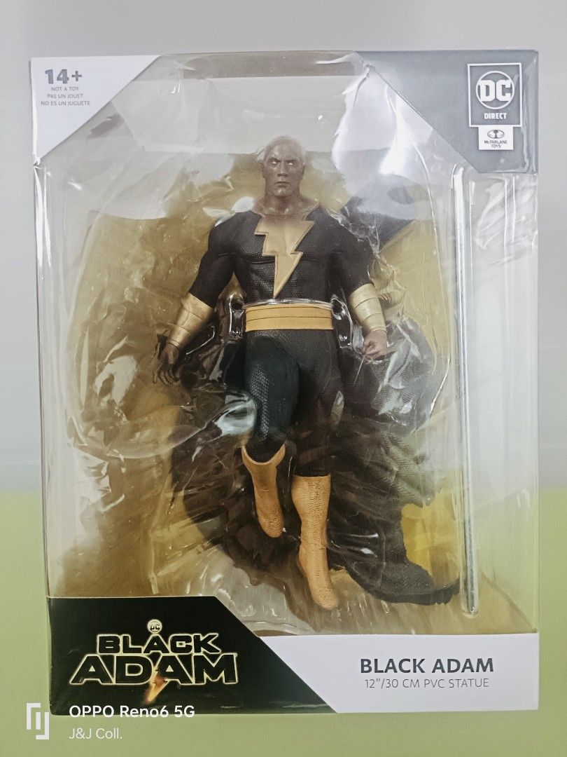 DC Direct Black Adam 12-Inch Posed Statue by McFarlane MISB, Hobbies ...