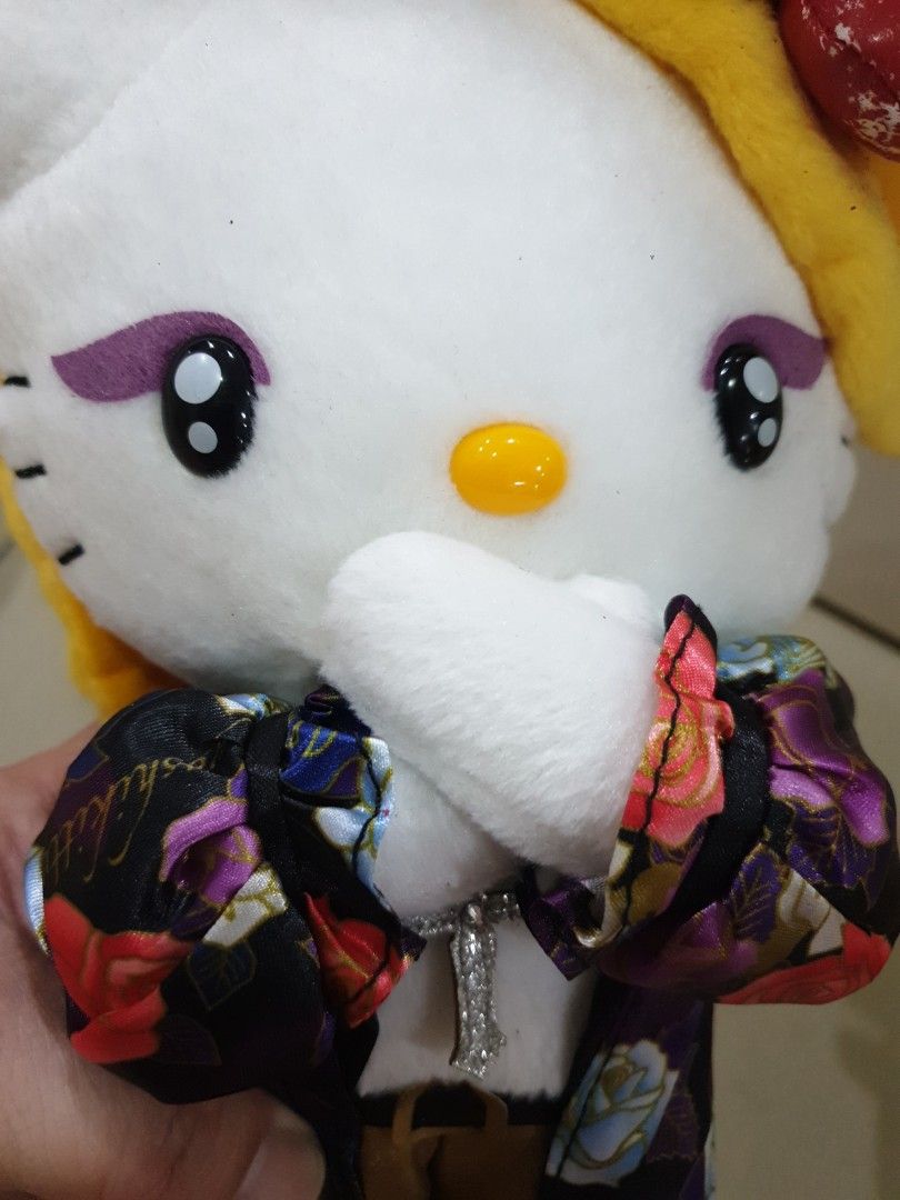 (Defect) 2015 Hello Kitty x X JAPAN YOSHIKI yoshikitty Plush Stuffed ...