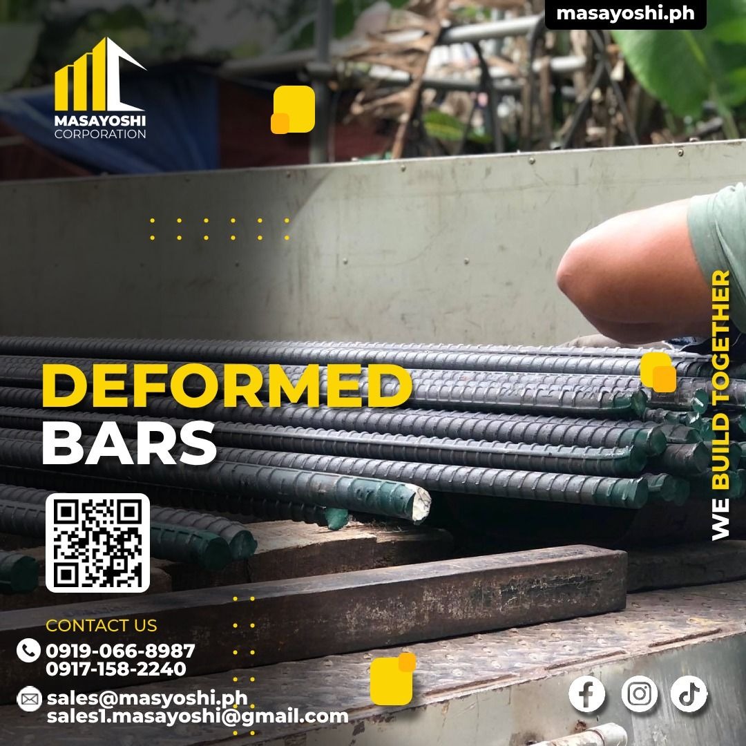 Deformed Bar 9mm x 6m | Rebar | Reinforcement Bar | Steel Bars | RSB ...